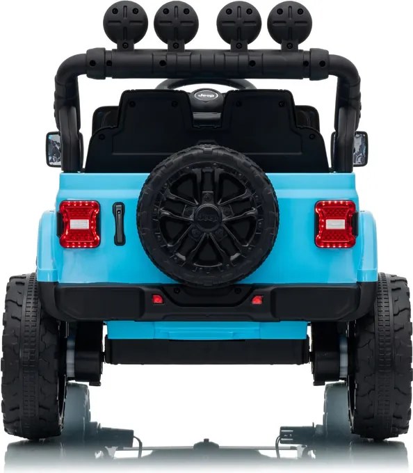 LEAN CARS Akumulátorové autíčko Jeep Rubicon DK-JWR558 24 V, světle modré