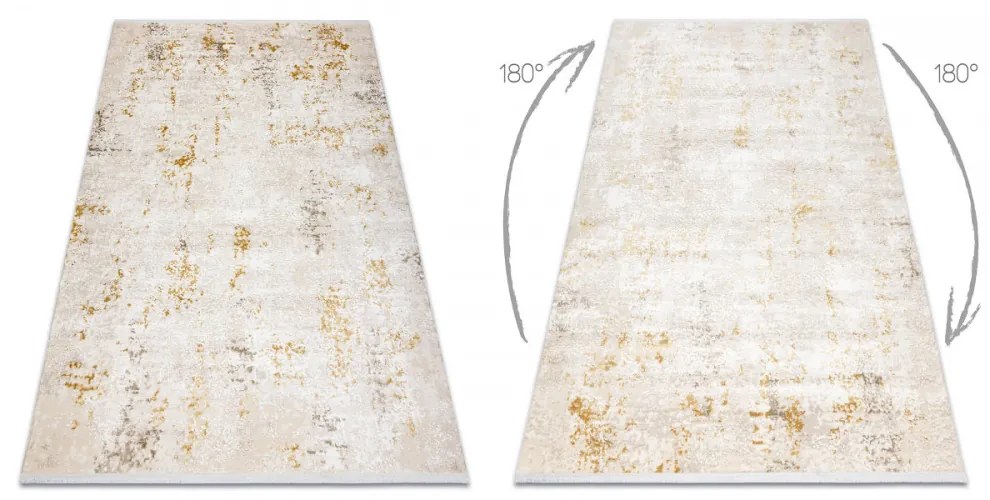 Kusový koberec Myrita zlatokrémový 160x220cm