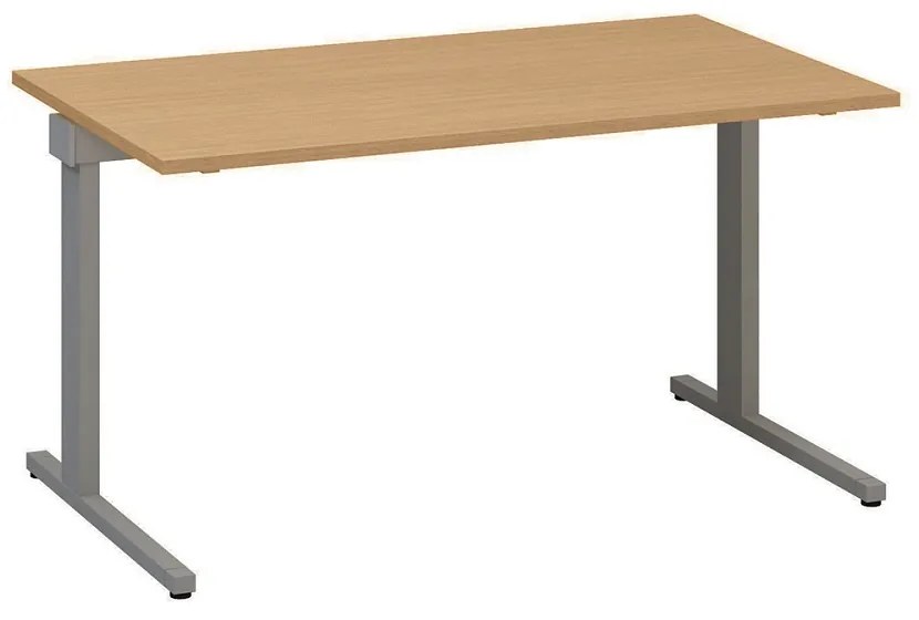 Stůl ProOffice C 140 x 80 cm, buk