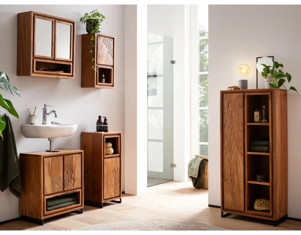 furniture-nabytek.cz - Koupelnový set Madaro akácie
