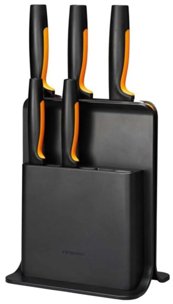 FISKARS - Blok s noži, 5 ks, černá/plast 1057554