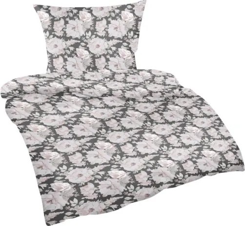 Bellatex Povlečení krepové 140x200, 70x90 cm Růže Bílá
