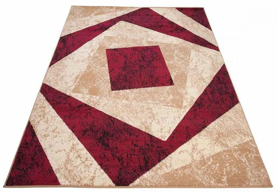 Kusový koberec PP Gil vínový 160x220cm