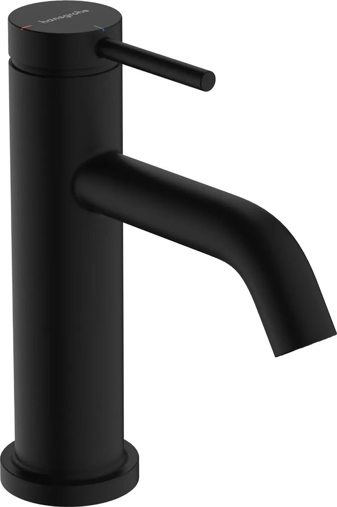 Hansgrohe Tecturis S, páková umyvadlová baterie 80 CoolStart EcoSmart+ s odtokovou soupravou, černá matná, HAN-73302670