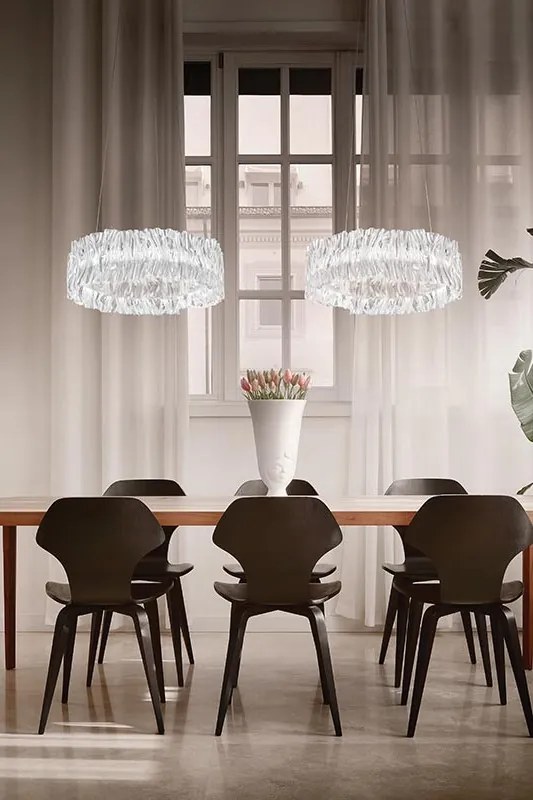 Slamp Závěsné LED svítidlo ACCORDÉON, ø 57cm, 2700K Barva: Zlatá
