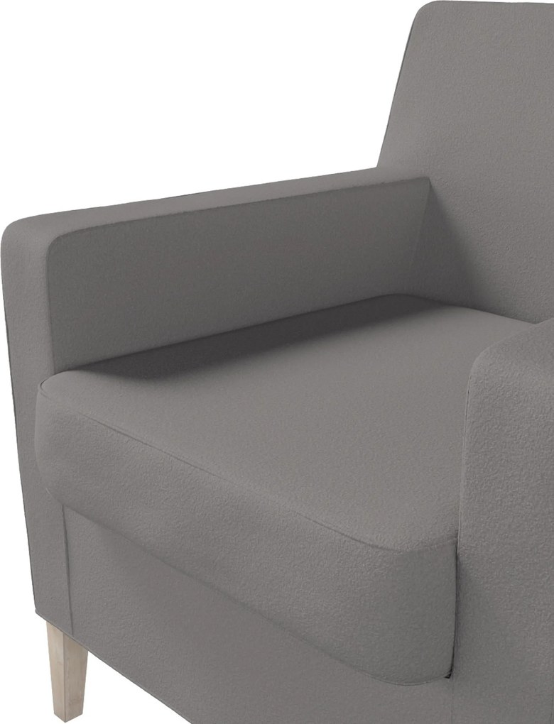 Potah na křeslo IKEA Karlstad barva béžová látka pletený vzor