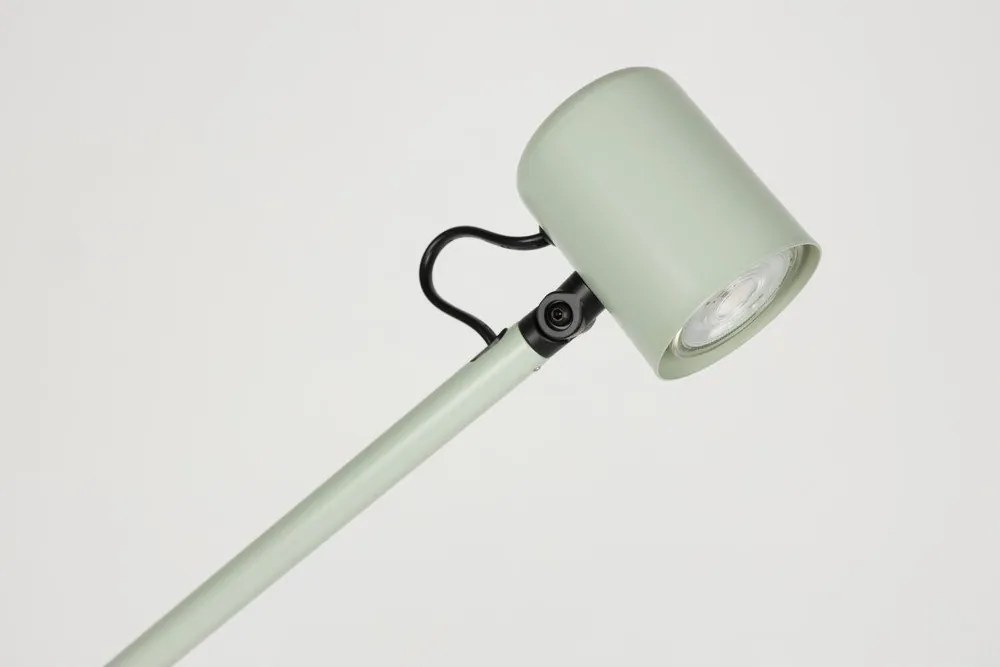 Světle zelená stojací lampa (výška 120 cm) Aero – White Label