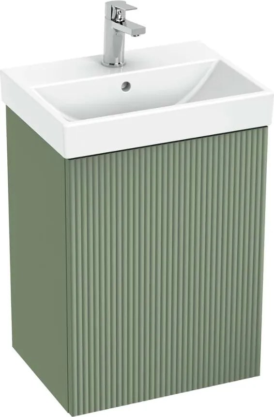 Jika Cubito Style - Umyvadlová skříňka, 43x57x33 cm, 1 dvířka, zelená mint H40J4451023541