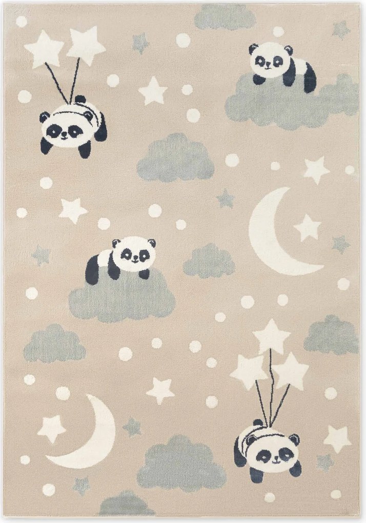 Hanse Home, Dětský koberec Adventures 106428 Beige Multicolor, 160x235, béžová, dětský pokoj