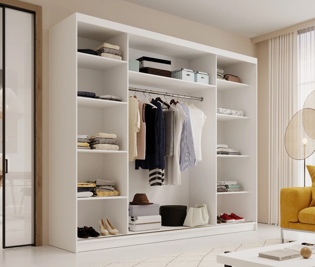 ADRK Furniture Posuvná skříň Andy 250 ADRK-SW-AND-W-250