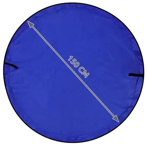 ISO Hrací deka a vak na hračky 2v1 150cm - modrá, 5054