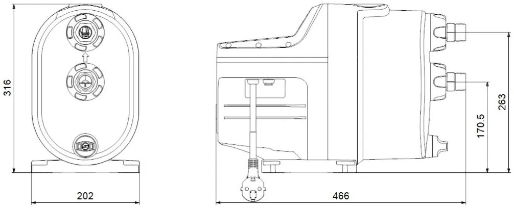 Grundfos SCALA1 5-55 BVBP Domácí vodárna 99530407