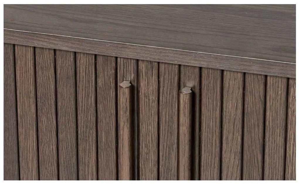 Designová komoda Palomino 140 cm tmavě hnědý dub