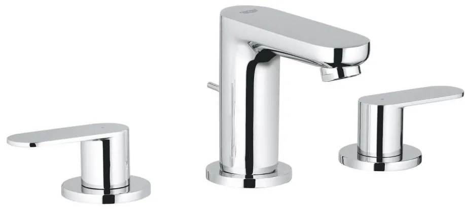 GROHE 20187000-Umyvadlová tříotvorová baterie EUROSMART COSMOPOLITAN DN 15 chrom 20187000