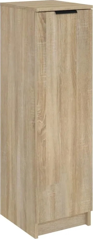 vidaXL Botník 30 x 35 x 100 cm kompozitní dřevo [811433] Barva: hnědý dub