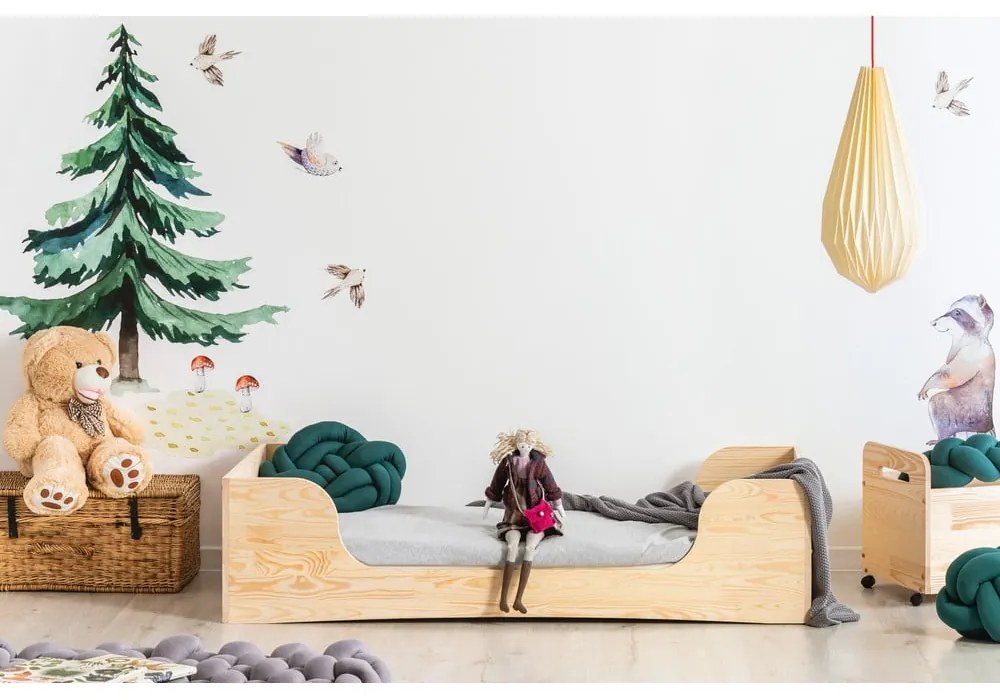 Dětská postel z borovicového dřeva Adeko Pepe Frida, 100 x 190 cm
