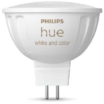 Philips Hue Smart žárovky - Chytrá LED žárovka GU5,3, MR16, 6,3 W, stmívatelná, bílé i barevné světlo 929003575301