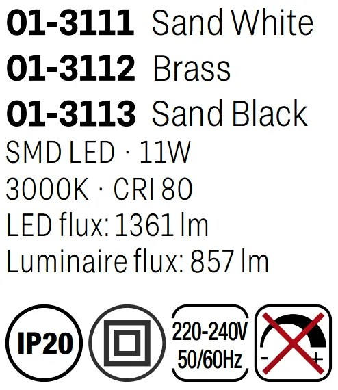 Nástěnné LED světlo pro nepřímé osvětlení WAVE 01-3112 / 100 cm