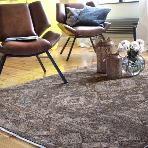 Obsession, Kusový koberec Laos 466 Taupe, 120x170, hnědá, chodba / předsíň