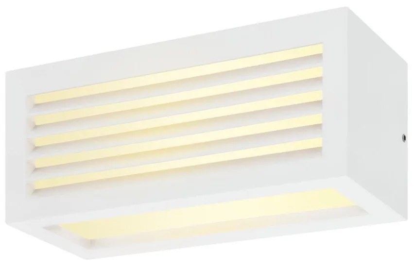 LA 1002037 BOX_L, LED venkovní nástěnné a stropní nástavbové svítidlo, bílá, IP44, 3000K, 19W - BIG WHITE