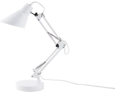 Leitmotiv, Stolní lampa Fit | Metalický bílý