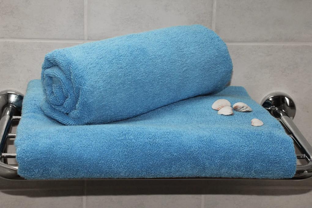Kvalitní froté ručník APATIT - světle modrá 50 x 100 cm, český výrobce Tibex