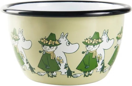 Miska Moomin Friends 0,6l, zelená Muurla