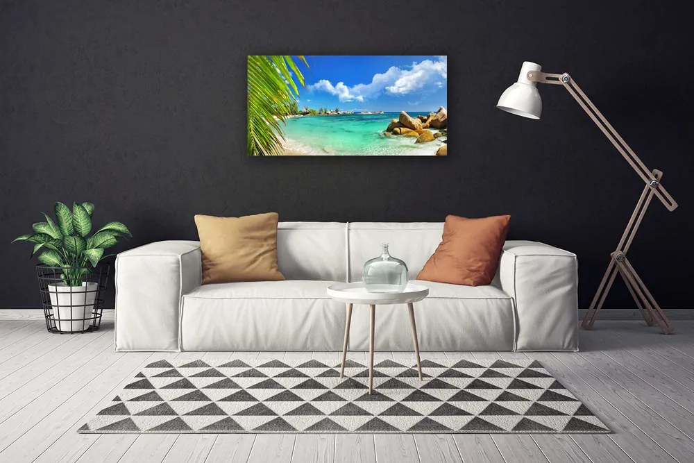 Obraz na plátně Moře Skály Krajina 120x60 cm
