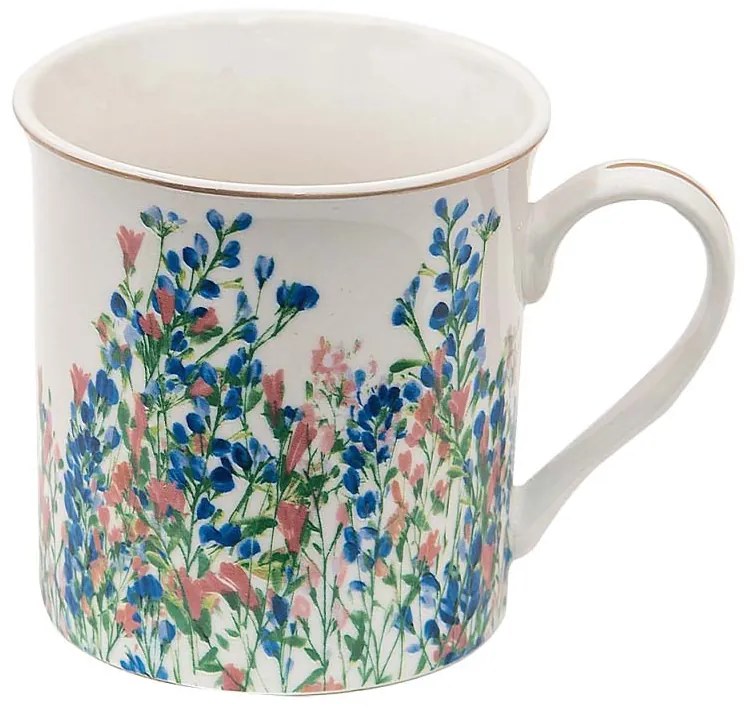 Clayre & Eef Porcelánový hrneček s květy Flowers, 300 ml