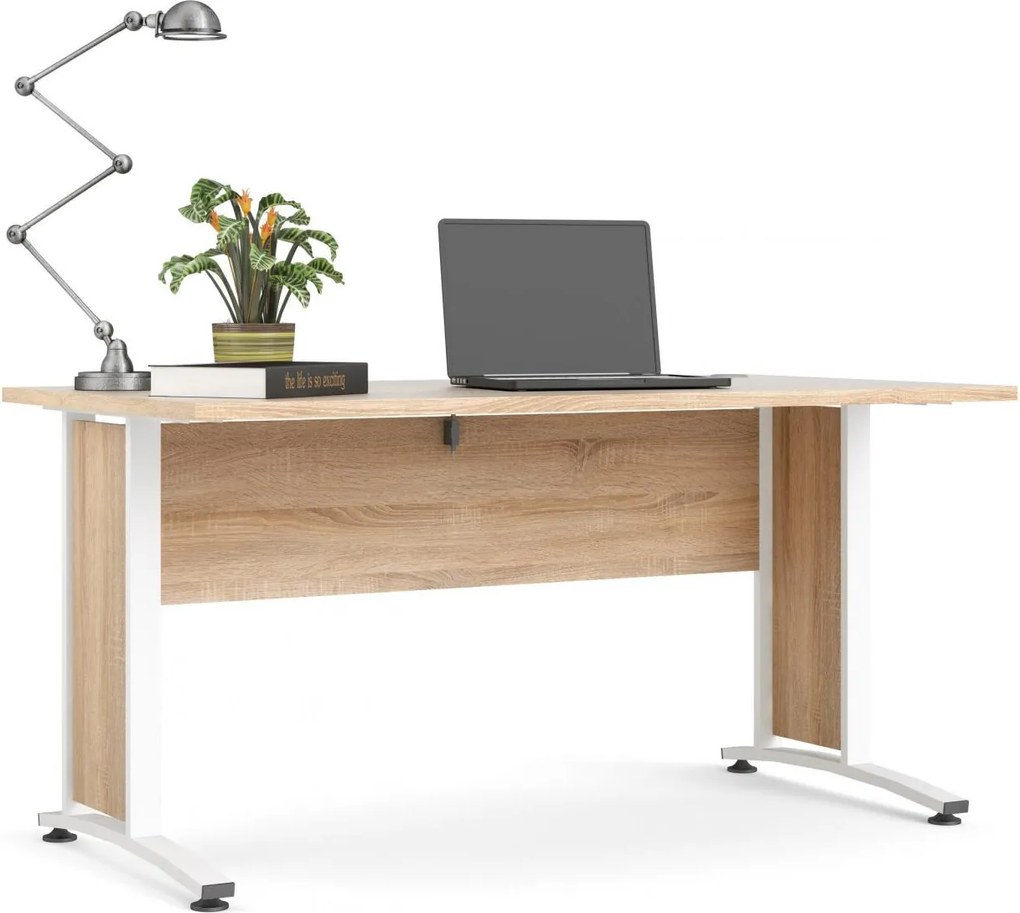 FALCO Psací stůl Office 80400/71 dub sonoma/bílá