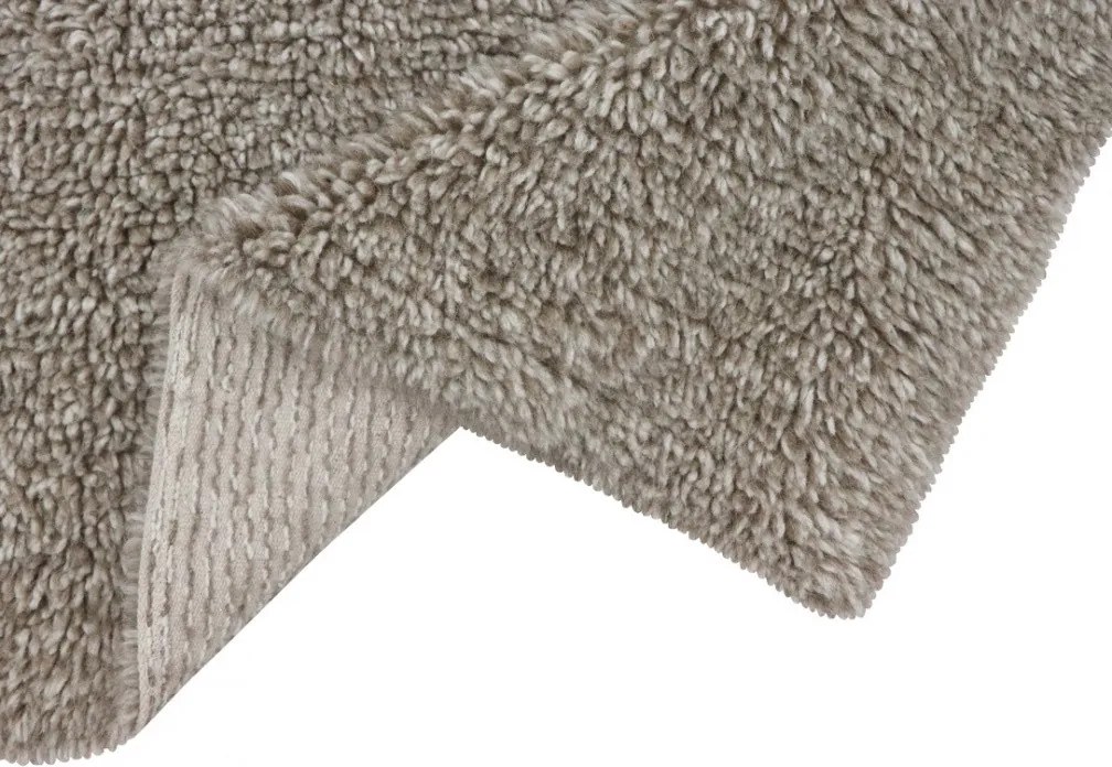 Lorena Canals, AKCE: 170x240 cm Vlněný koberec Tundra - Blended Sheep Grey, šedá, dětský pokoj