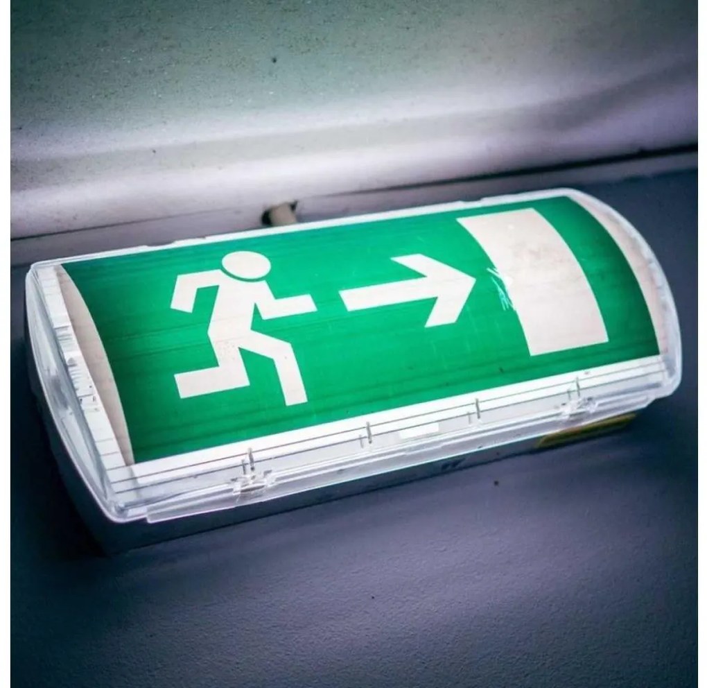 LED Nouzové svítidlo EMERGENCY EXIT LED/3W/230V 6400K IP65