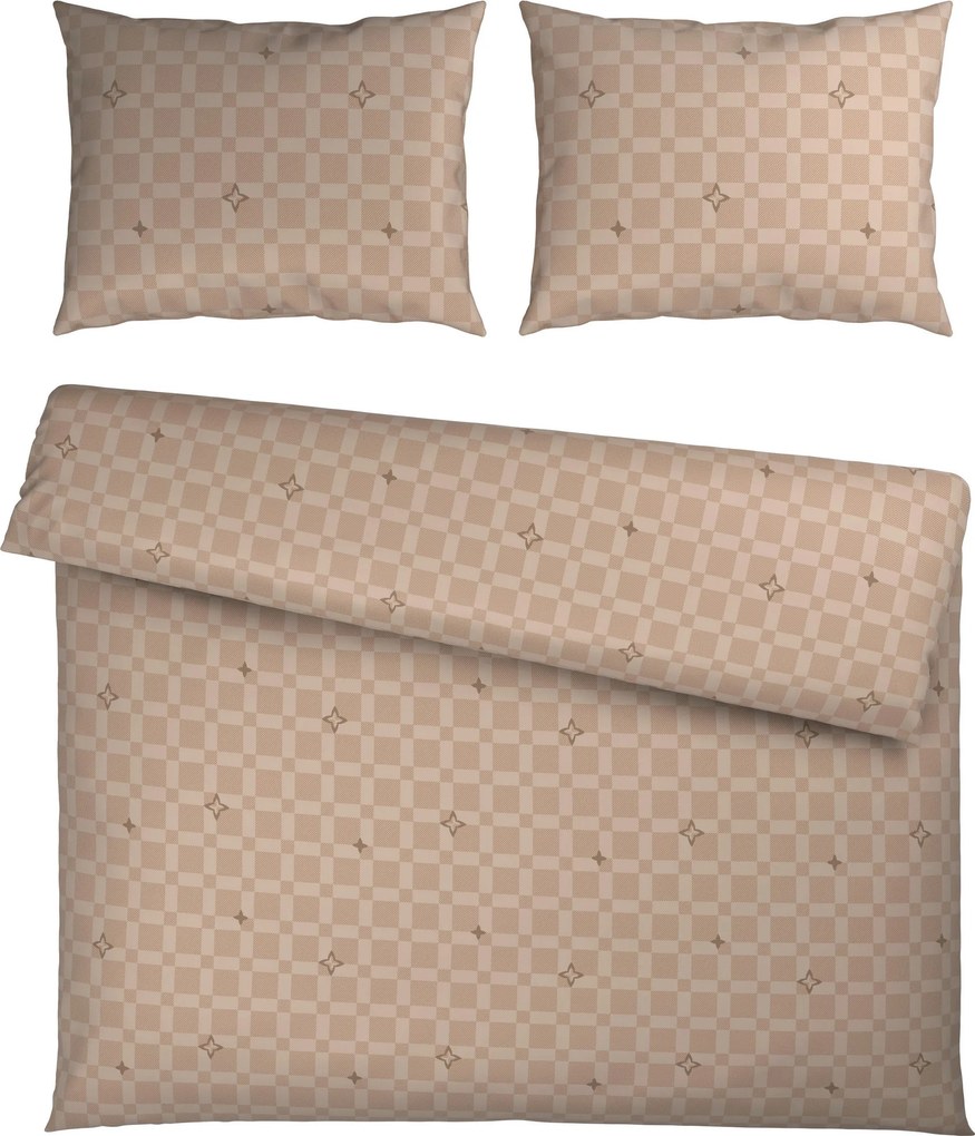 XXXLutz POVLEČENÍ satén krémová 200/200 cm Ambia Home - Povlečení - 004443010601
