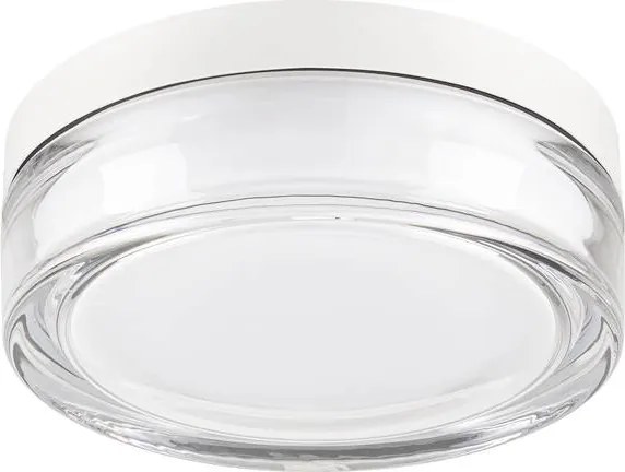 LA 1010210 CYFT XL Přisazené nástěnné a stropní svítidlo, 2700/3000/4000 K, 15 W, PHASE, 125°, IP65 černá / čirá - BIG WHITE (SLV)