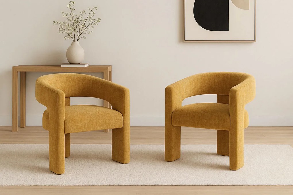 Designové čalouněné jídelní křeslo Leith - výběr z 18 provedení