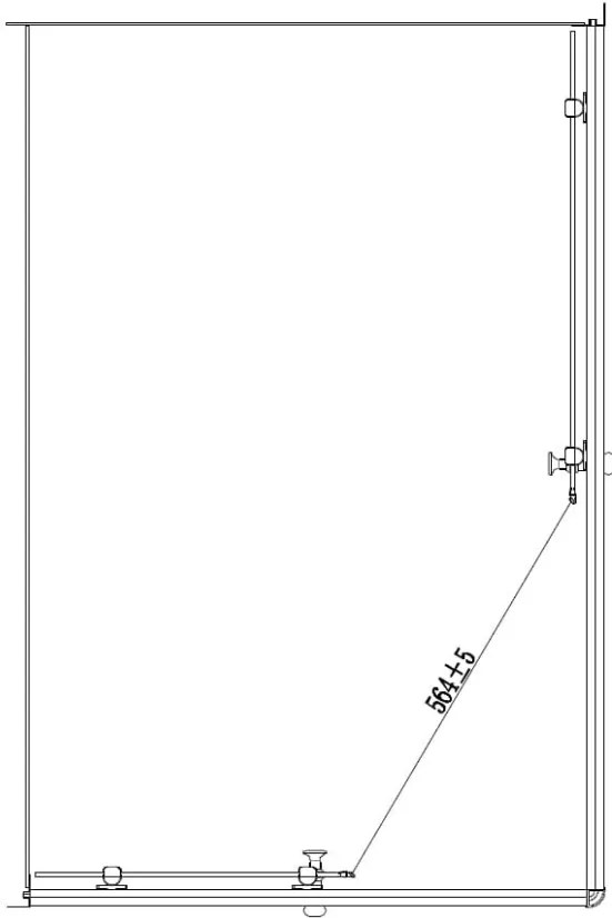 Savana Veduta Kira White 120x80 sprchový box