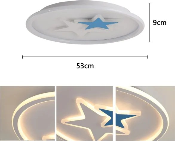 Brilagi - LED Dětské stropní svítidlo STARS LED/35W/230V pr. 53 cm