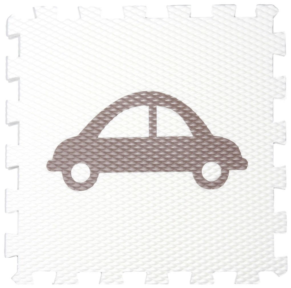 VYLEN Minideckfloor s autem Barevná kombinace: Bílý s šedým autem