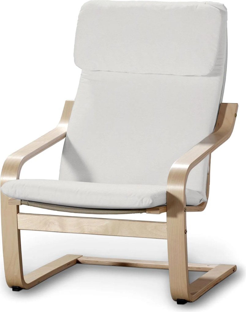 Sedák na křeslo IKEA Poäng barva béžová látka pletený vzor