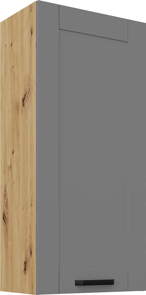 LUNA du | horní skříňka 50 G-108 1F s policemi | 50 cm | EXTRA VYSOKÁ | UNI dvířka | artisan/šedá