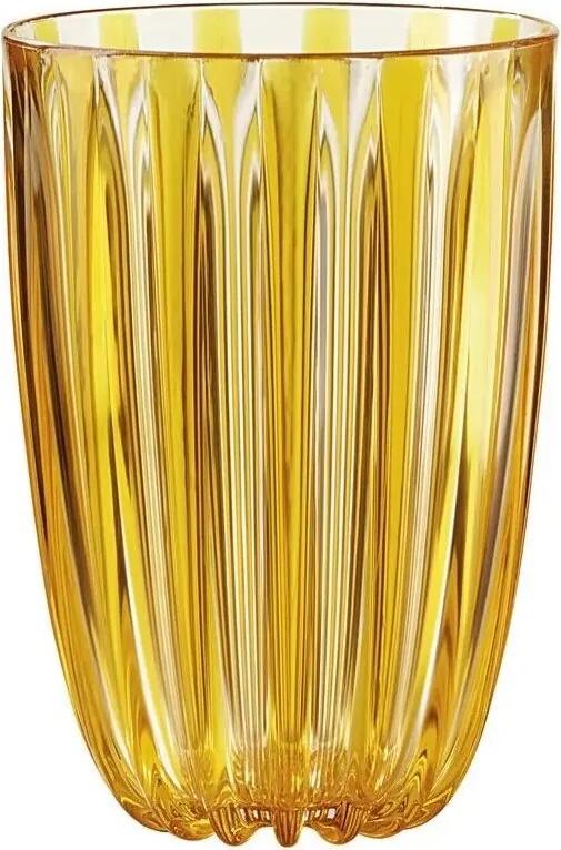 Sklenice a skleničky Dolcevita z recyklovaného materiálu 470 ml amber 4 ks