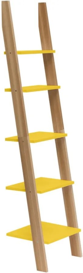 Žlutá opěrná police Ragaba ASHME, šířka 45 cm