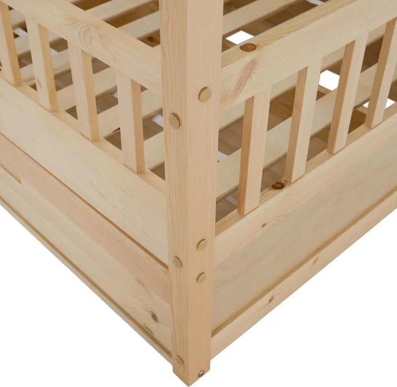 Postel Montessori BIANKA, 90x200, masiv přírodní Kondela 0000396818