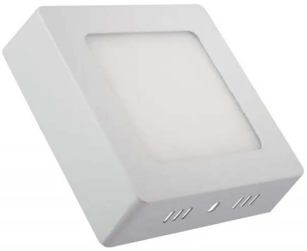 BRG Prisadený LED panel 6W Neutrálna biela, biely rám