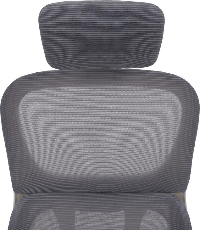 Ergonomická kancelářská židle IMPERIAL - šedá síťovina
