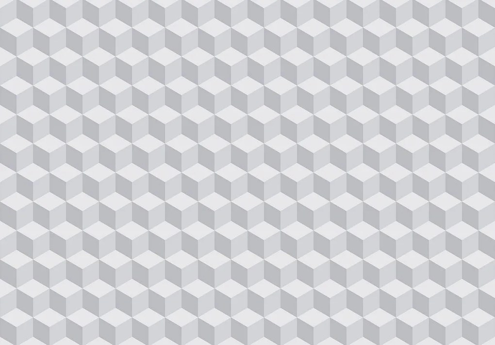 Fototapeta - Mozaika 3D bílá (152,5x104 cm)