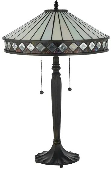 Endon 70935 - Stolní lampa Tiffany FARGO 2xE27/60W/230V pr. 41,5 cm