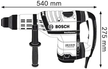 BOSCH GBH 8-45 DV PROFESSIONAL Vrtací kladivo 0611265000