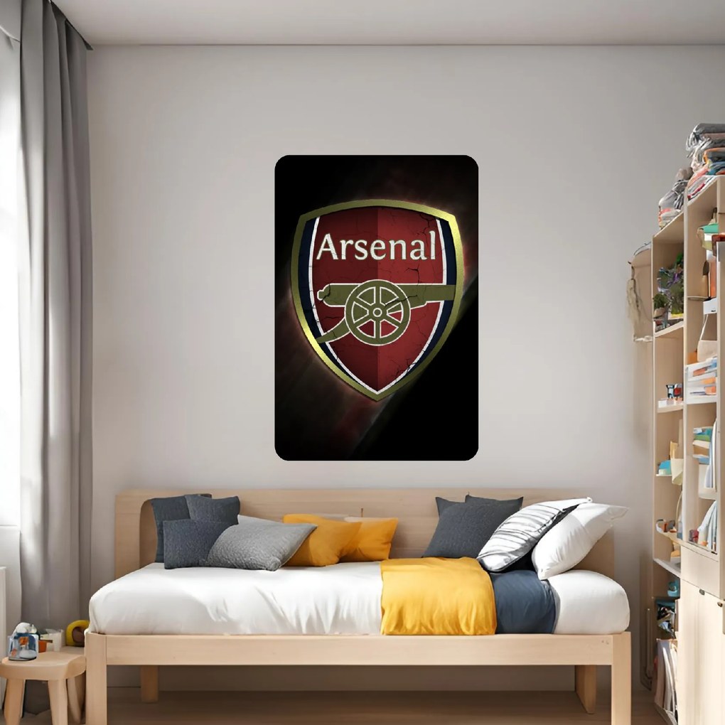 Textilní samolepka na zeď "Arsenal FC"