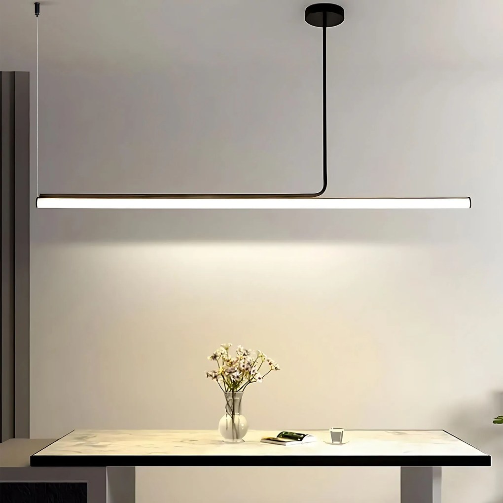 Toolight Toolight, LED stropní svítidlo 140cm, 14W, APP1660-CP, černá, OSW-06994
